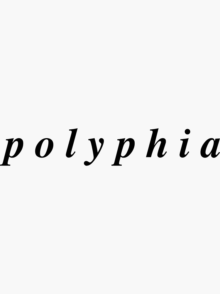 "POLYPHIA" Sticker for Sale by anyagorc | Redbubble