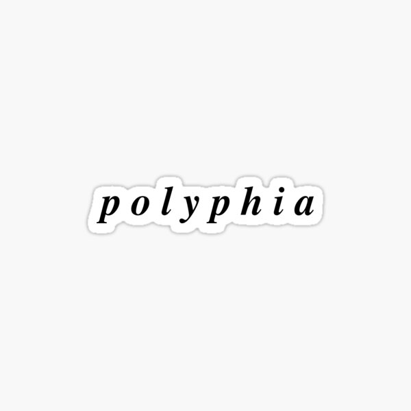 "POLYPHIA" Sticker for Sale by anyagorc | Redbubble
