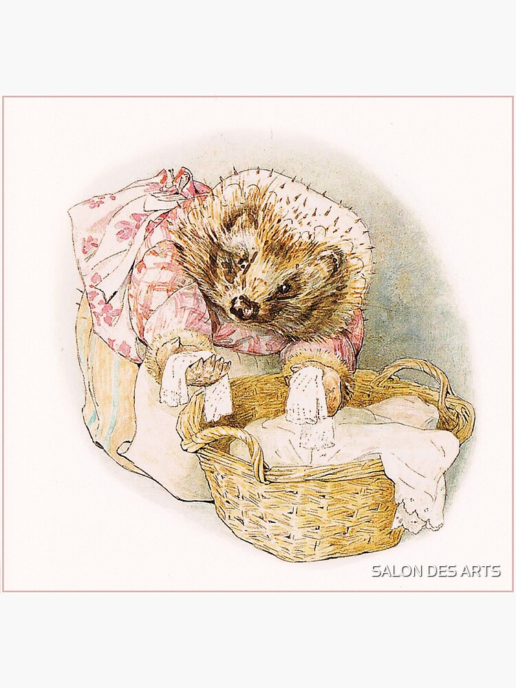 "The Tale of Mrs Tiggy Twinkle (1905) - Beatrix Potter" Sticker for ...