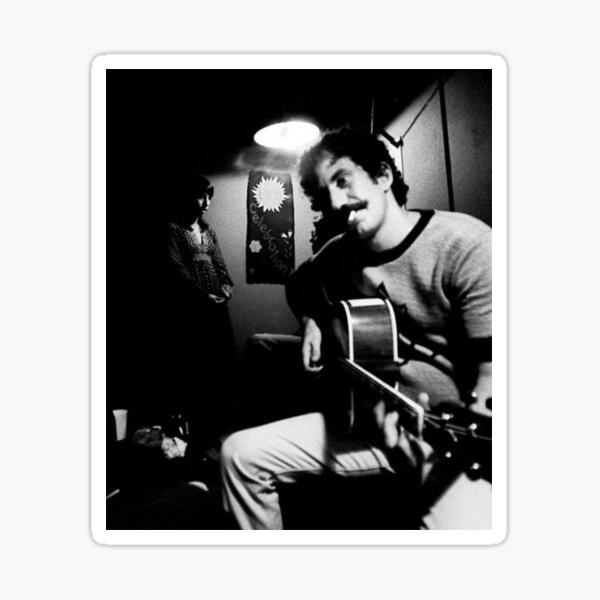 "Jim Croce" Sticker by Smitee | Redbubble