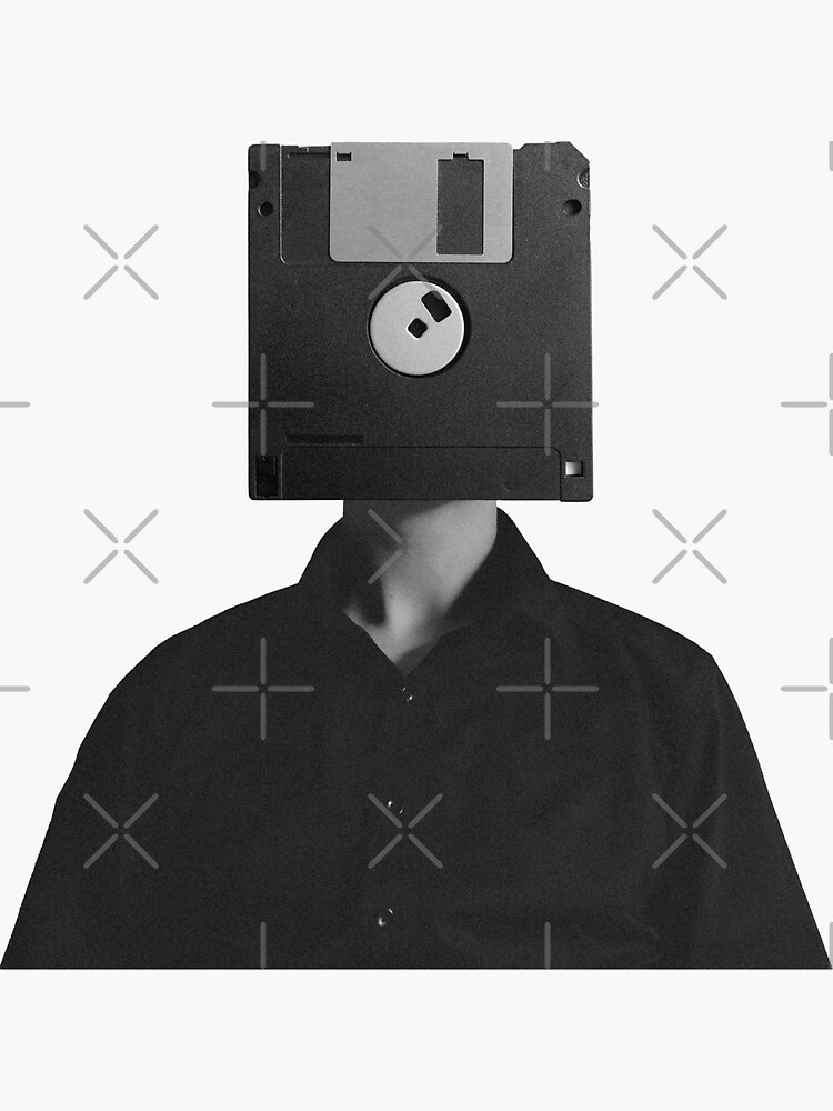 "Floppy Face Man" Sticker for Sale by Parag-Travels | Redbubble