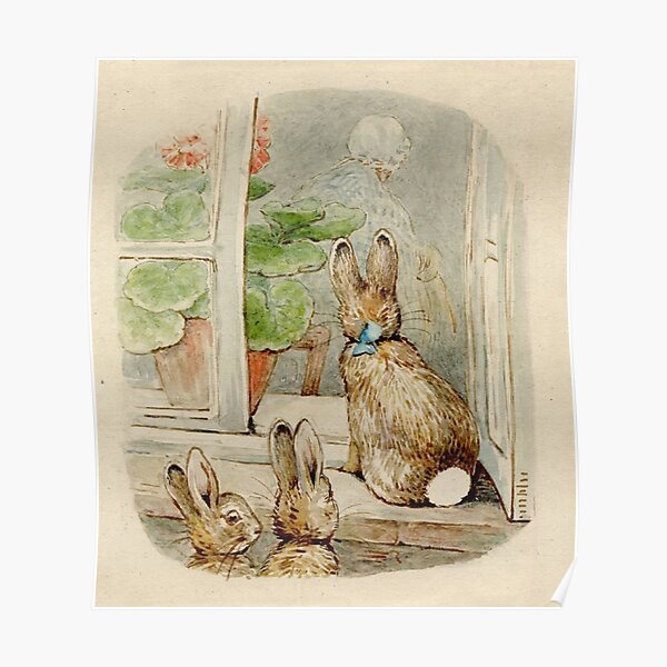 "The Tale of the Flopsy Bunnies (1909) - Beatrix Potter" Poster for ...
