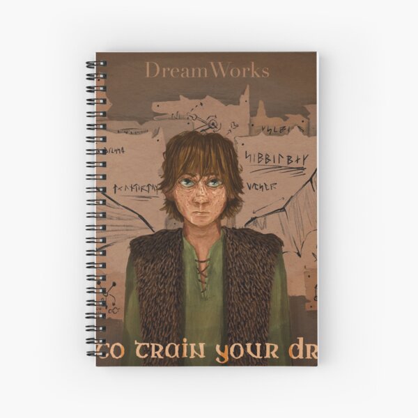 "How To Train Your Dragon Hiccup" Spiral Notebook by ArgoTurner | Redbubble