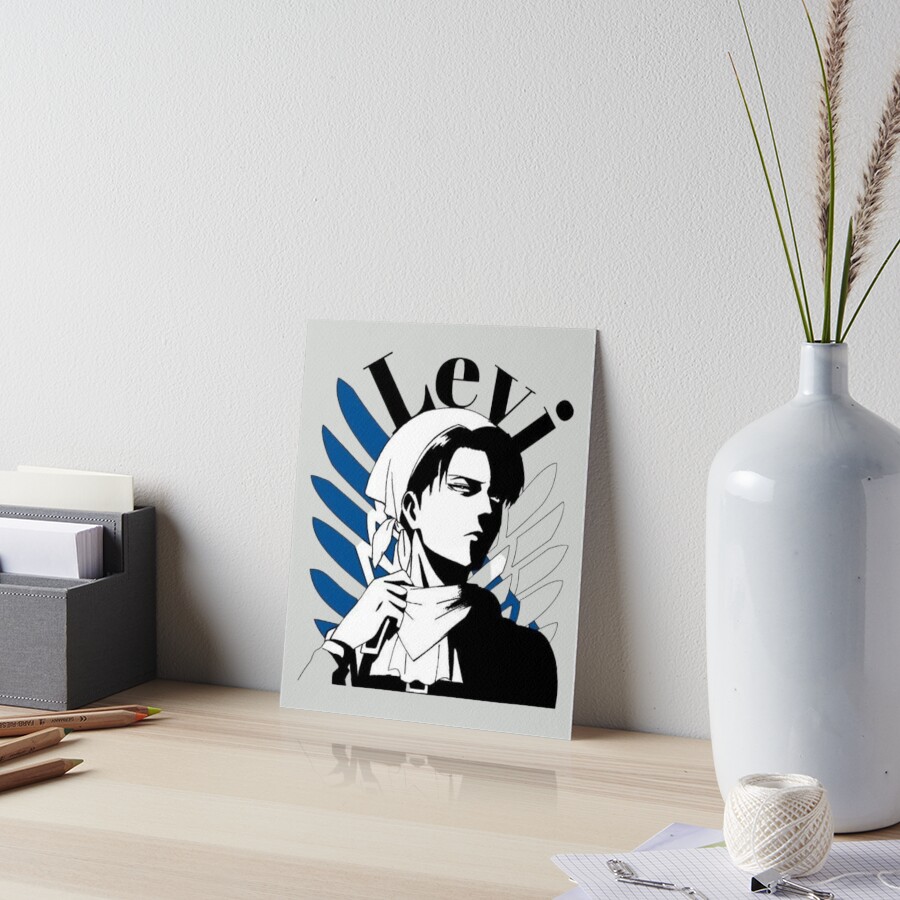 "Levi Ackerman" Art Board Print by Mika-Funart | Redbubble