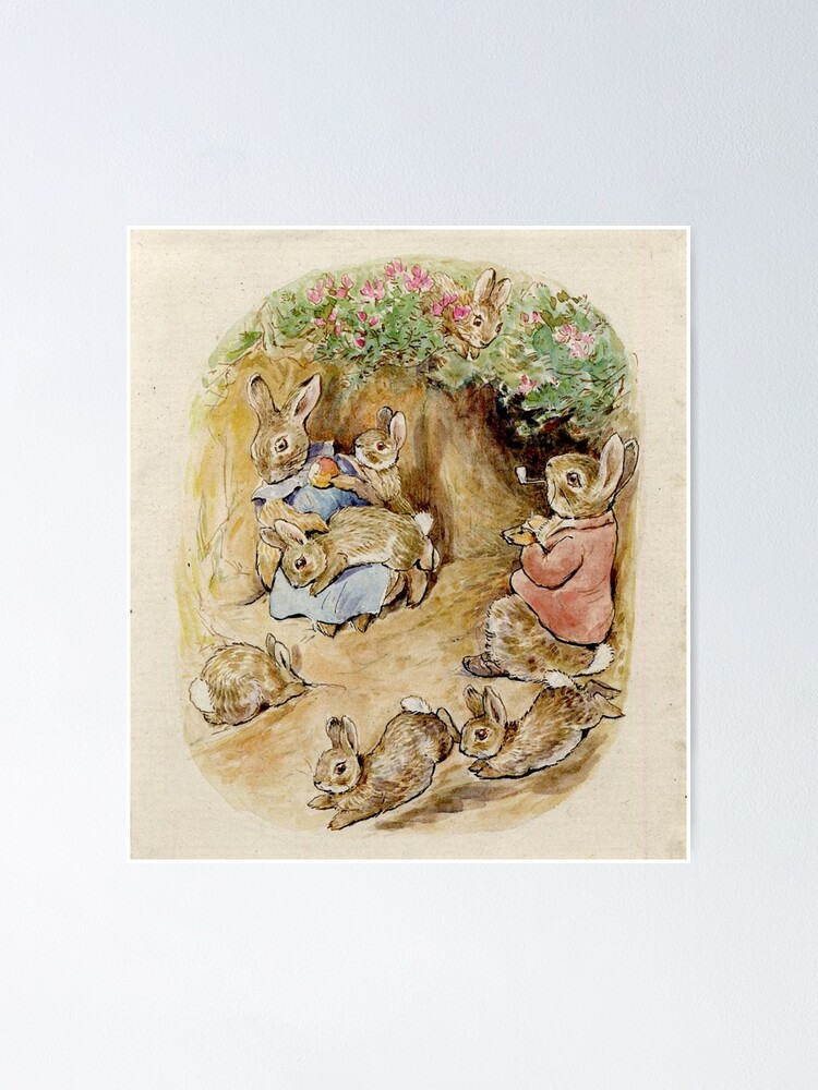 "The Tale of the Flopsy Bunnies (1909) - Beatrix Potter" Poster for ...