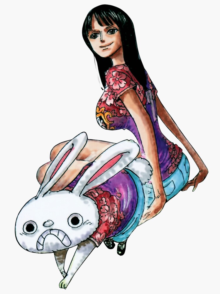 "Nico Robin one piece" Sticker for Sale by PrincWelch | Redbubble