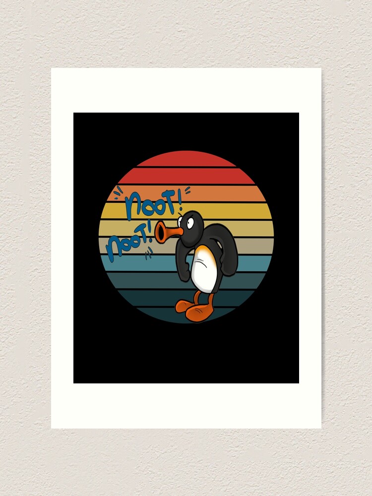 "Angry Pingu - noot noot - Noot Noot Pingu - Noot Pingu" Art Print for ...