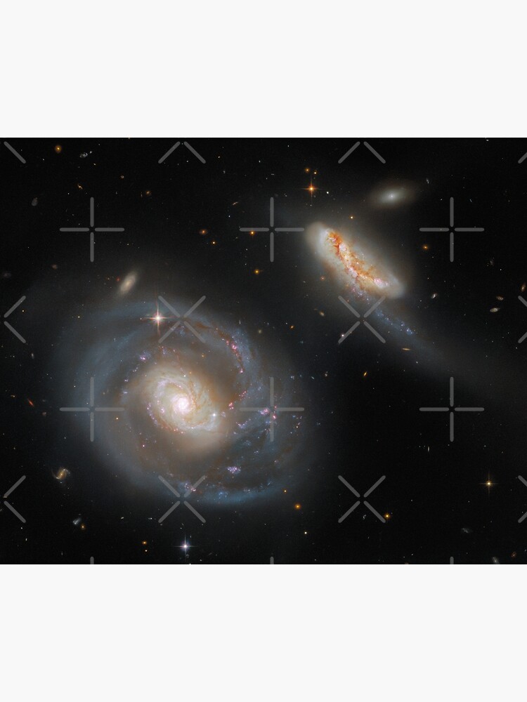 "A peculiar galactic pair Arp 298 (NGC 7469 and IC 5283) in the constellation of Pegasus" Poster ...