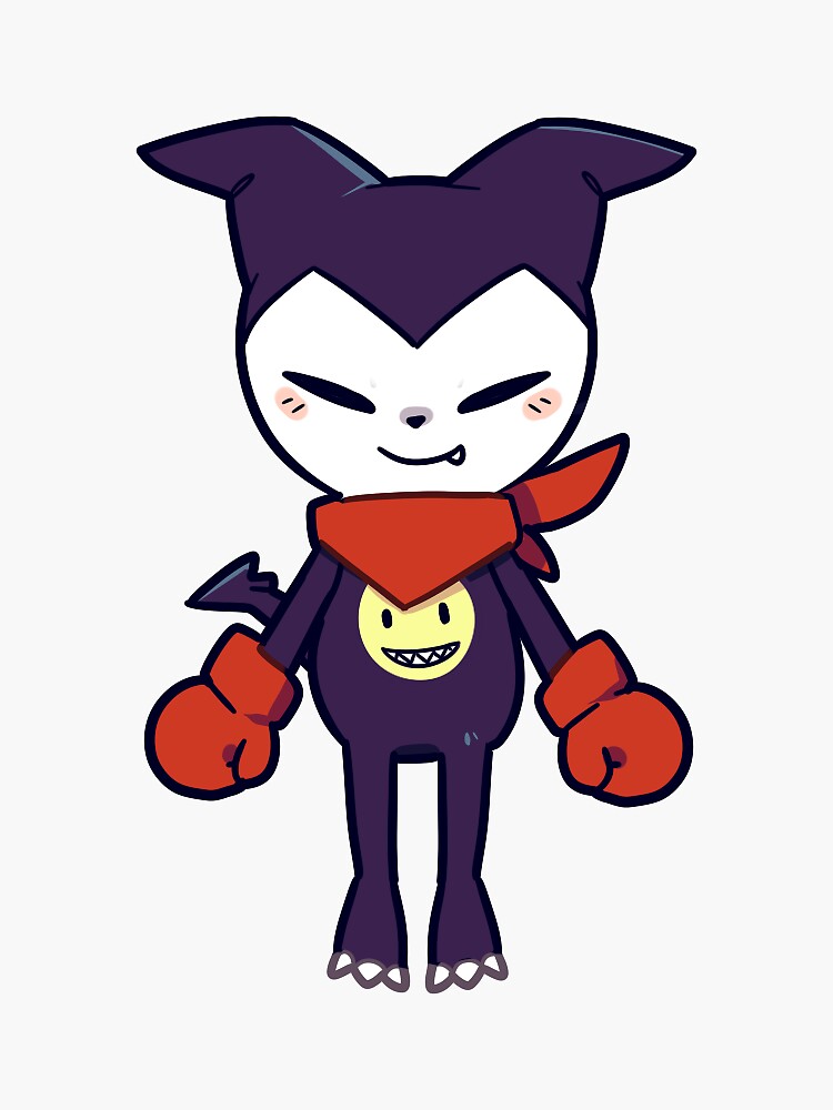 "impmon" Sticker for Sale by mossbot | Redbubble