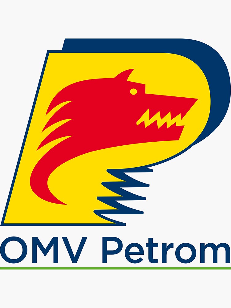 "OMV Petrom logo" Sticker by peteroldfield | Redbubble