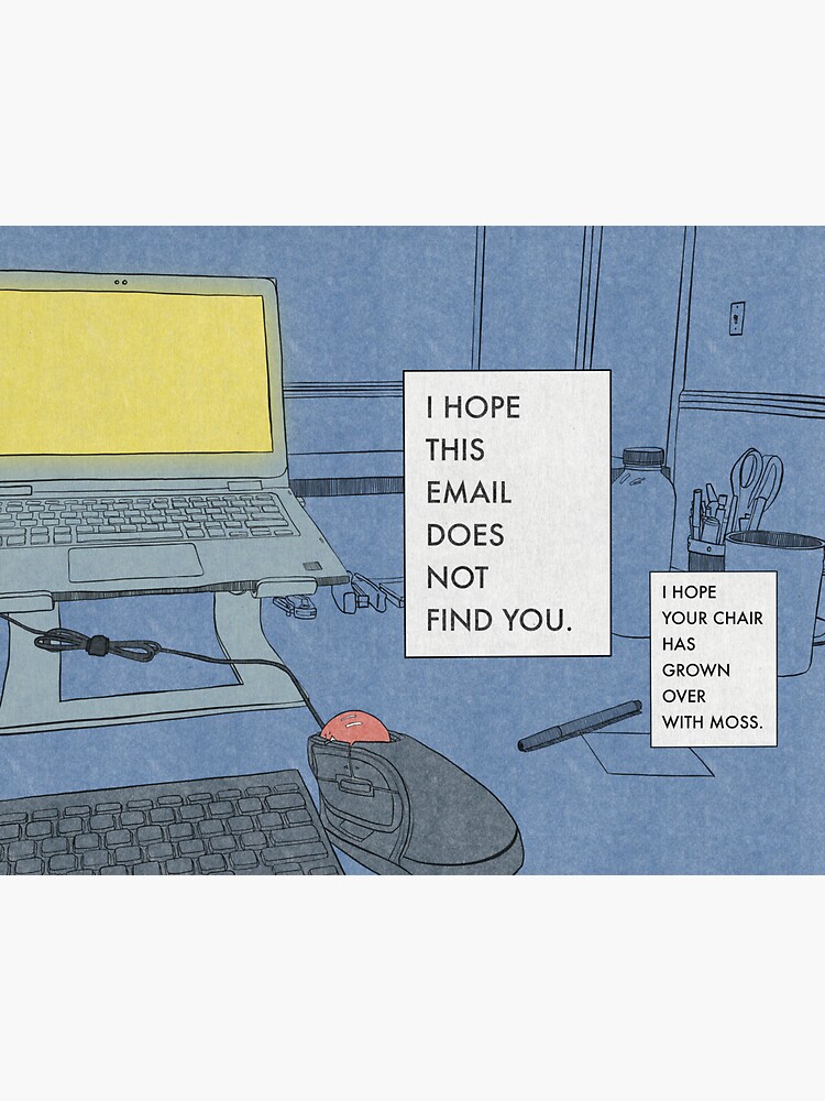 "Lost Email" Sticker by lombardoink | Redbubble