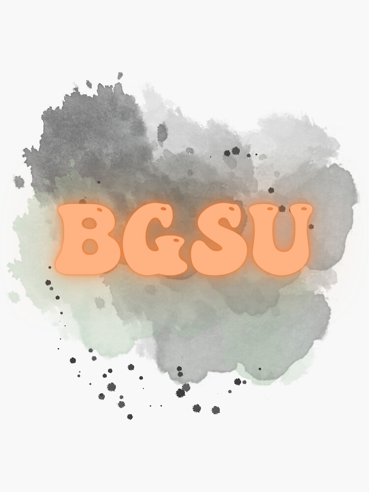 "BGSU Bowling Green State University " Sticker by jjbraman | Redbubble