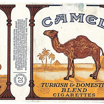 "Vintage Camel Cigarette Pack" Photographic Print for Sale by Cadecco ...