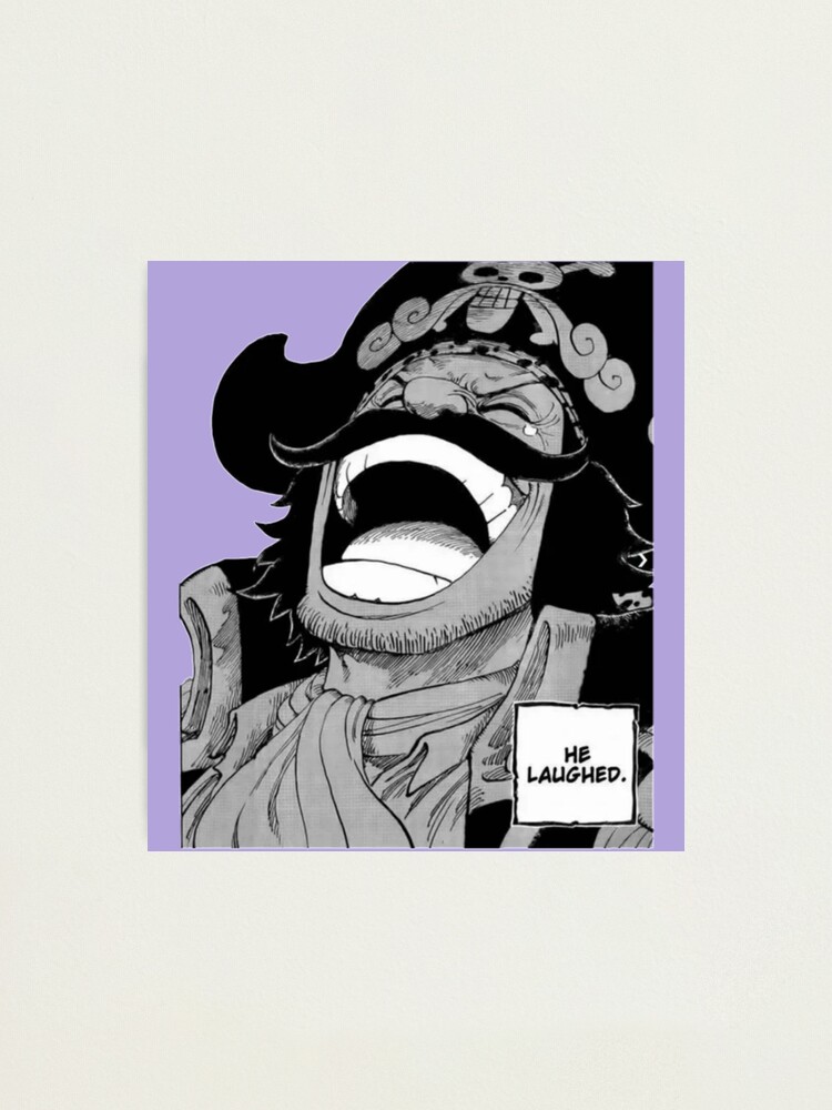 "gol d roger laugh" Photographic Print for Sale by DelmerHarber | Redbubble