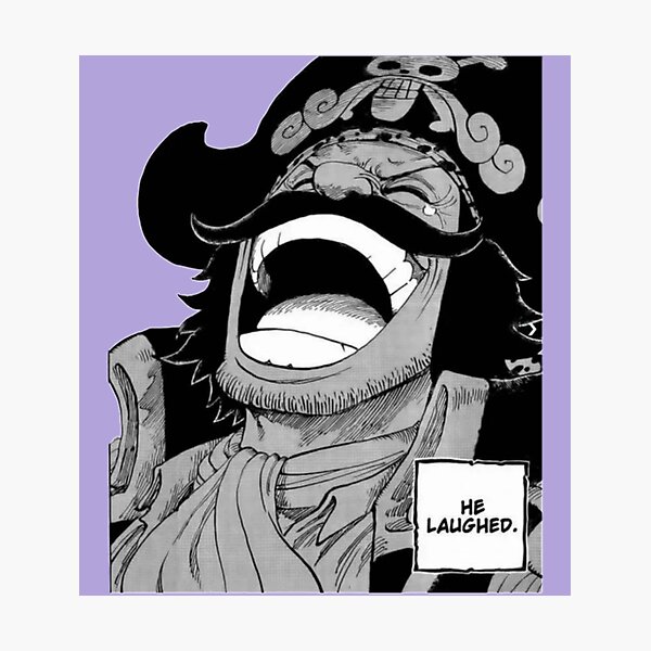 "gol d roger laugh" Photographic Print for Sale by DelmerHarber | Redbubble