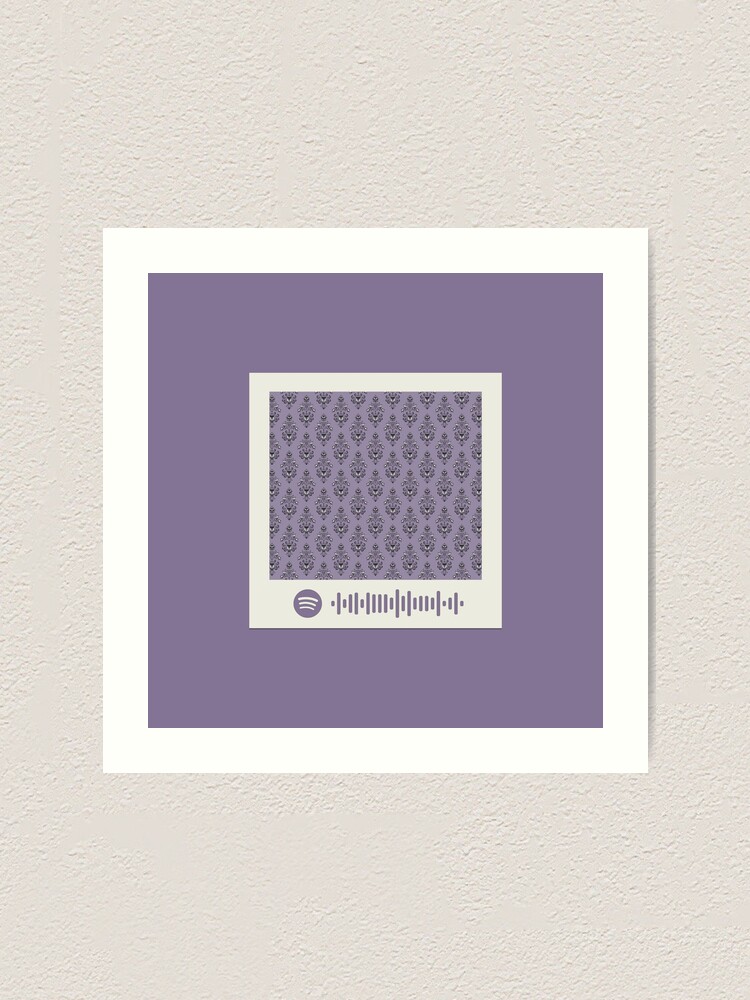 "Grim Grinning Ghosts Spotify QR Code" Art Print for Sale by ...