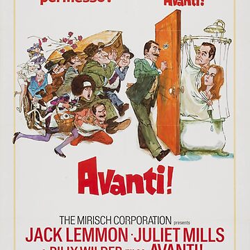 Avanti Movie Poster Poster For Sale By Hollywoodize Redbubble