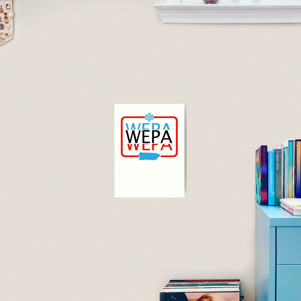 "Wepa Puerto Rico Map Sol Taino Boricua" Art Print for Sale by inkedtee ...