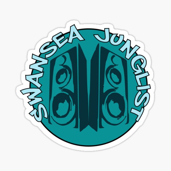 "Swansea Junglist Round logo " Sticker for Sale by BrownGemmArt | Redbubble