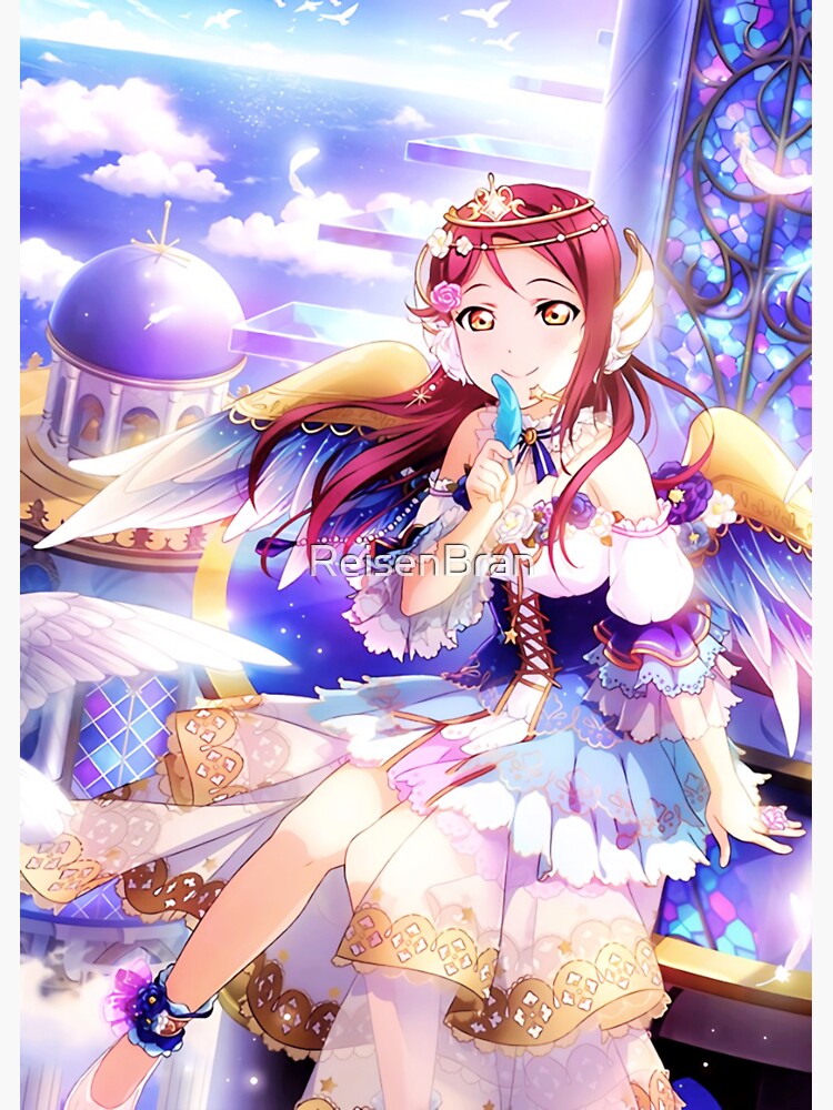 "Angel Riko Idolized ~" Sticker by ReisenBran | Redbubble