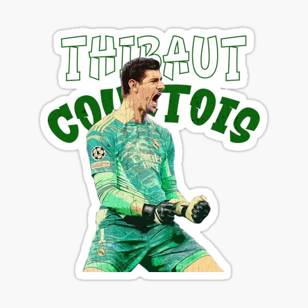 "Thibaut Courtois" Sticker for Sale by Lorigough | Redbubble