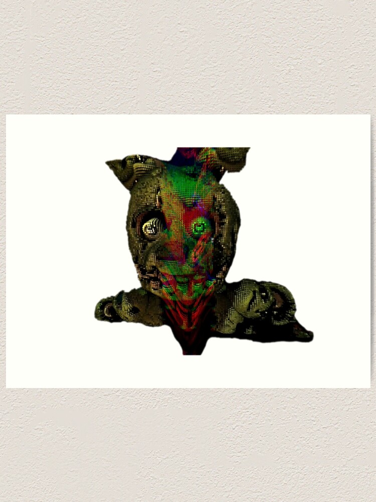 "Fnaf Springtrap Glitch" Art Print for Sale by FNAFandStuff | Redbubble