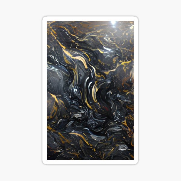"Black Marble " Sticker for Sale by MxedFeelings | Redbubble