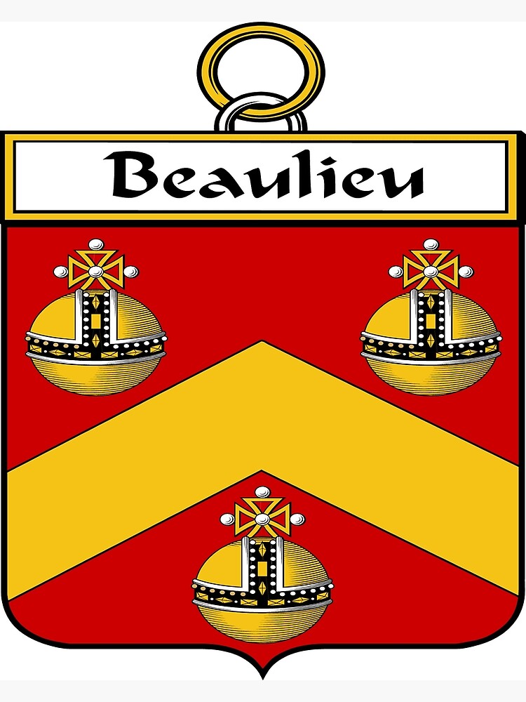 "Beaulieu " Poster by HaroldHeraldry | Redbubble