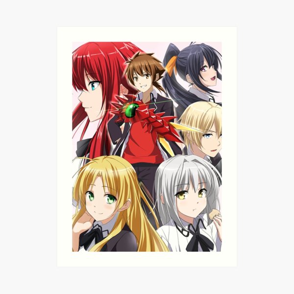 "Akeno Himejima High School DxD Artwork For Fan" Art Print for Sale by ...