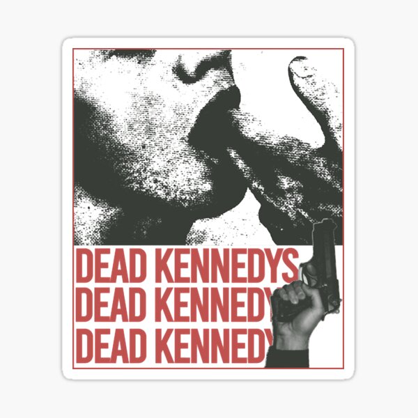 "Dead kennedys" Sticker for Sale by shopSA98 | Redbubble