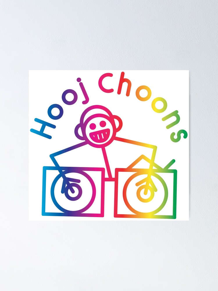 "Hooj Choons Records (Rainbow Pride Logo)" Poster for Sale by ...