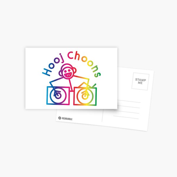 "Hooj Choons Records (Rainbow Pride Logo)" Postcard for Sale by ...