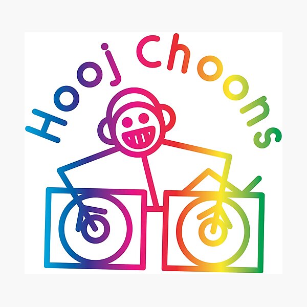 "Hooj Choons Records (Rainbow Pride Logo)" Photographic Print for Sale ...