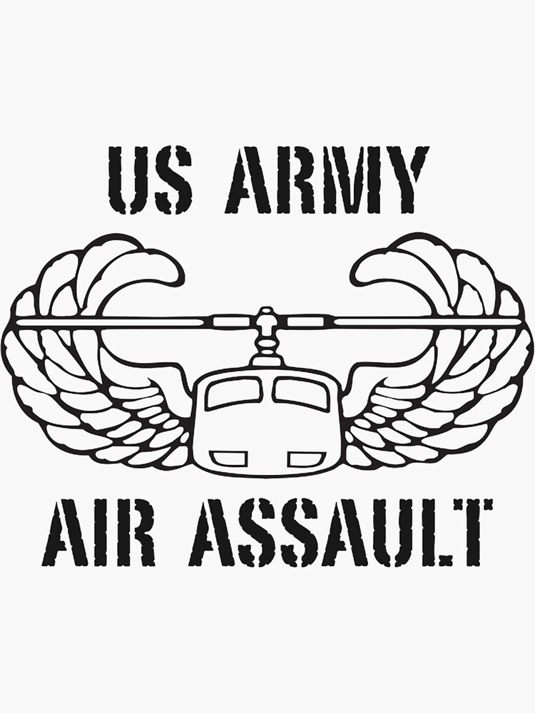 "U S Army Air Assault" Sticker for Sale by FinshiKal | Redbubble