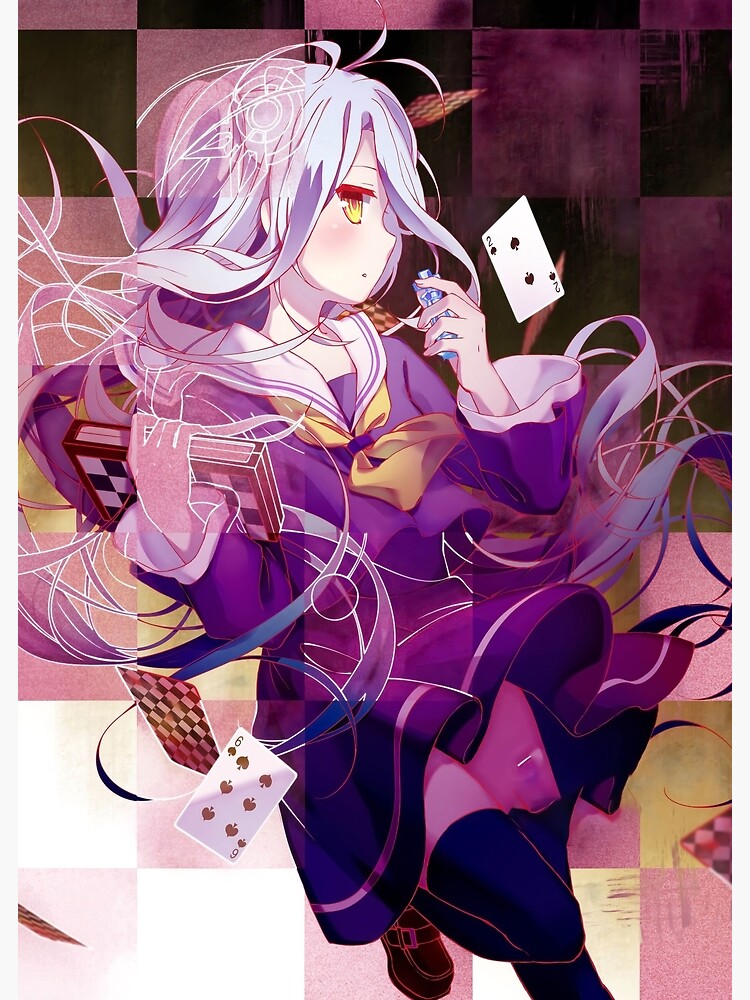 "Shiro No Game No Life Artwork For Fan" Poster for Sale by paolaxcarrot ...