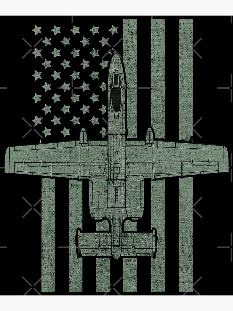 "A-10 Thunderbolt US Army Transport USA Military Aircraft #2316" Art ...