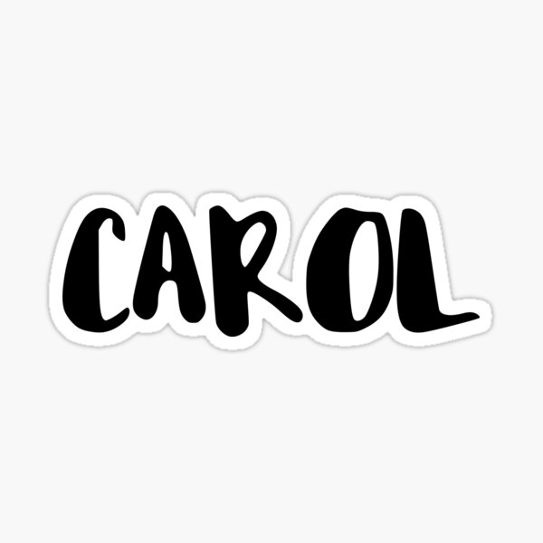 "Carol" Sticker by FTML | Redbubble