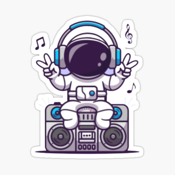 "cosmic sound space" Sticker for Sale by Hubloshop | Redbubble