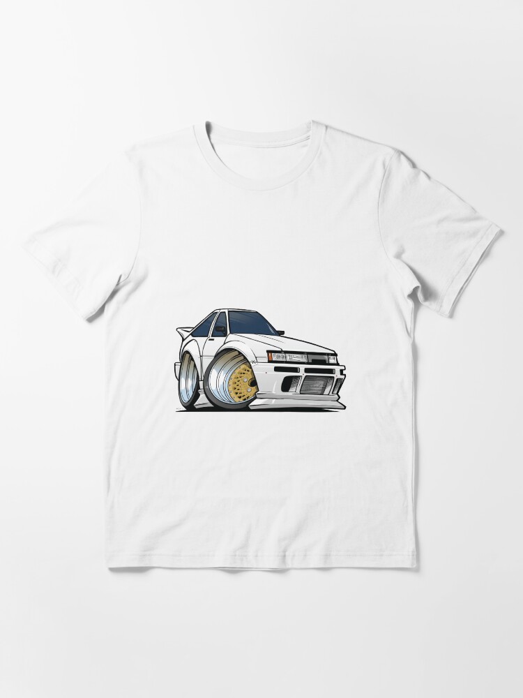 "Toyota AE86 CarToon" T-shirt for Sale by ToonMyRide | Redbubble ...