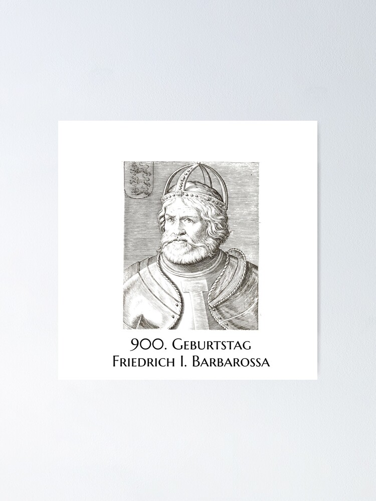 "900 years of Barbarossa" Poster for Sale by odekerke | Redbubble