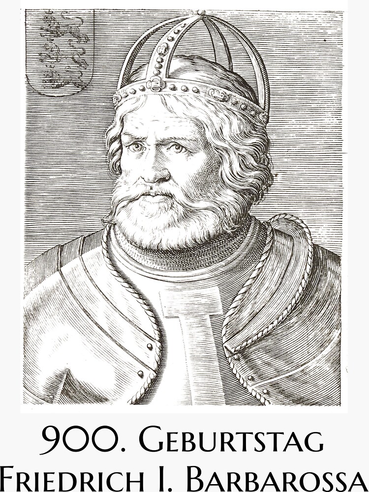 "900 years of Barbarossa" Sticker by odekerke | Redbubble