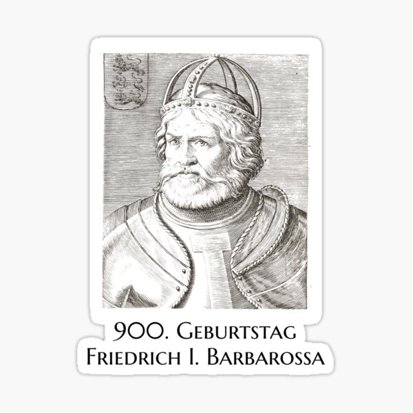 "900 years of Barbarossa" Sticker by odekerke | Redbubble