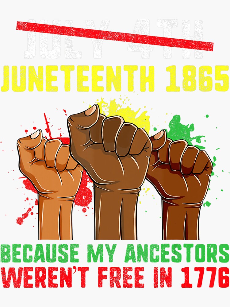 "Juneteenth Men Boy, 19th June Juneteenth Freedom " Sticker for Sale by ...