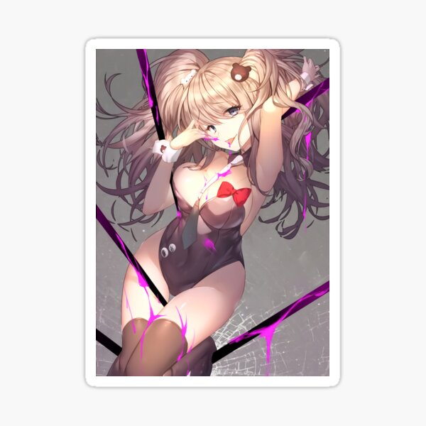 Junko Enoshima Danganronpa Drawing For Otaku Sticker For Sale By