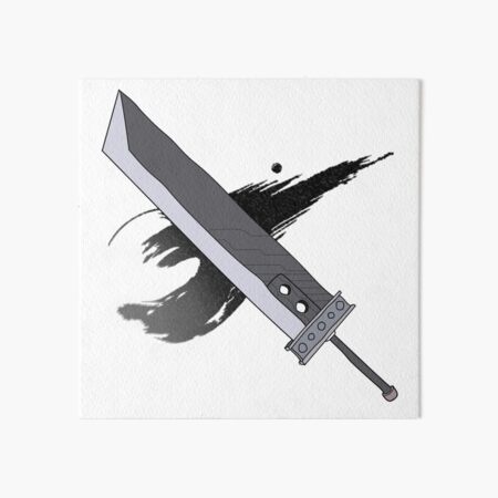 "FF7 Buster Sword Logo" Art Board Print for Sale by MOJ951 | Redbubble