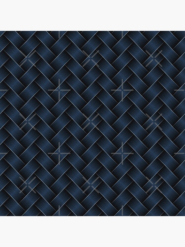 "Weaving Pattern In Blue Color" Art Print for Sale by risingrocket ...