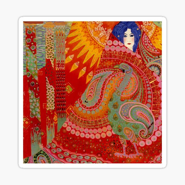 "Floral painting by Vittorio Zecchin" Sticker for Sale by ...