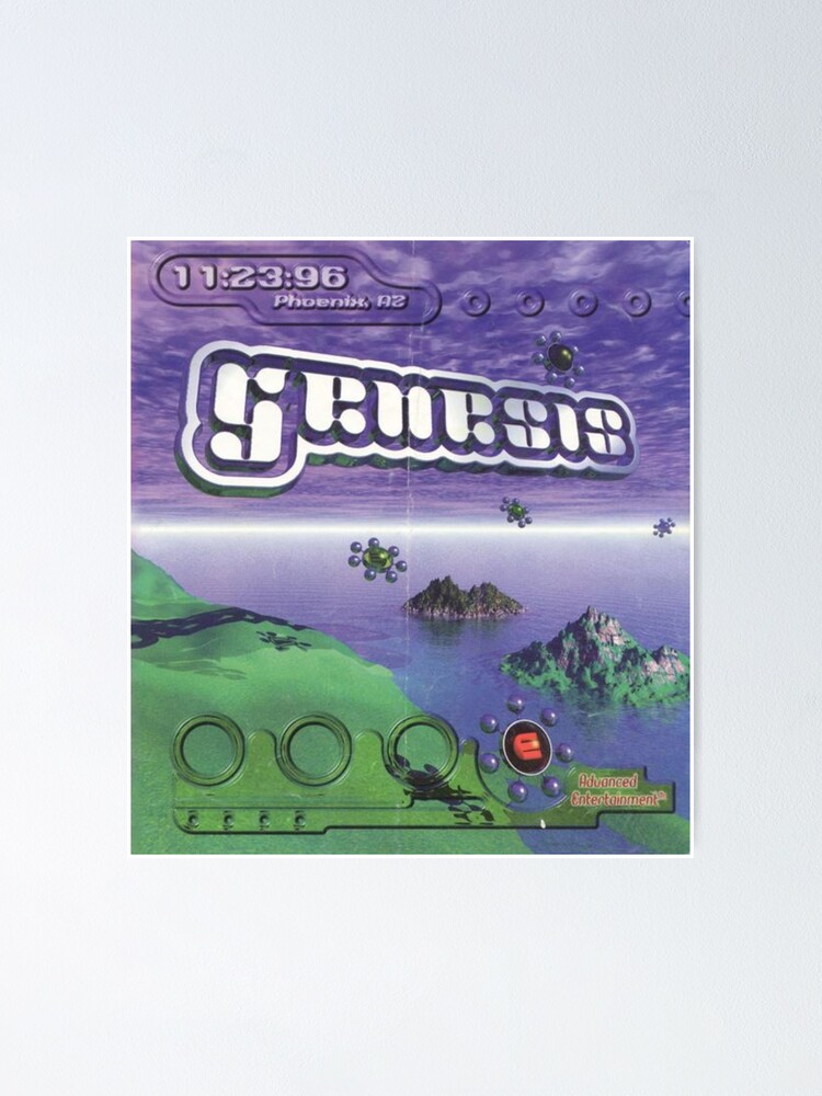 "cyber y2k/90s genesis rave poster" Poster for Sale by cutenightmares ...