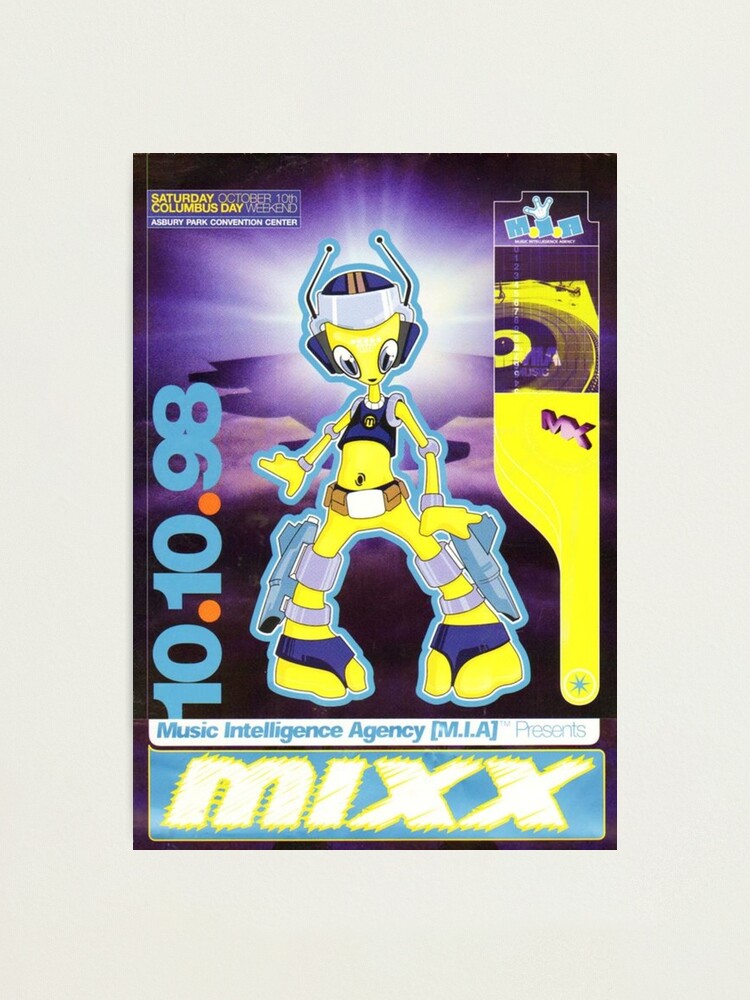 "cyber y2k/90s mixx rave poster" Photographic Print for Sale by ...