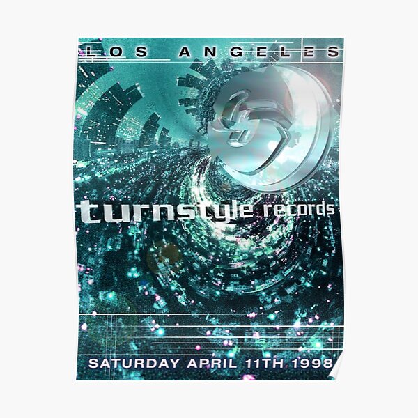 "cyber y2k turnstyle rave poster" Poster for Sale by cutenightmares ...